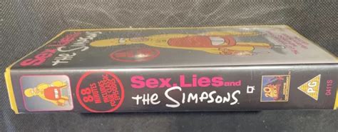 The Simpsons Sex Lies And The Simpsons Animated Vhssur 1998 Rare Retro £1500 Picclick Uk