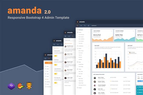 Amanda Responsive Bootstrap 4 Admin Template Responsive Bootstrap 4