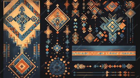 Filipino Gaddang Patterns With Beadwork Designs Premium Ai Generated