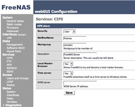 Backing Up Windows Xp With Freenas Network Admin Tools