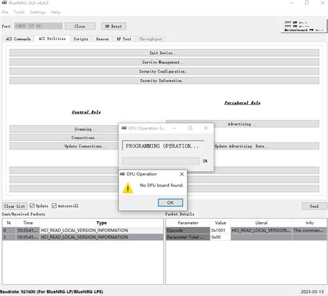 No Dfu Board Foundbluenrg 1 Evk Stmicroelectronics Community