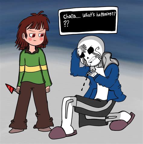 Killer Sans And Chara By Ilovesansesmittens On Deviantart