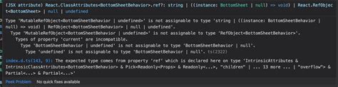 Typescript Ref Type Error · Issue 299 · Osdnkreact Native Reanimated Bottom Sheet · Github