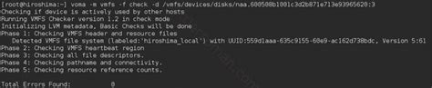 How To Check And Fix Vmfs Metadata Using Vsphere On Disk Metadata