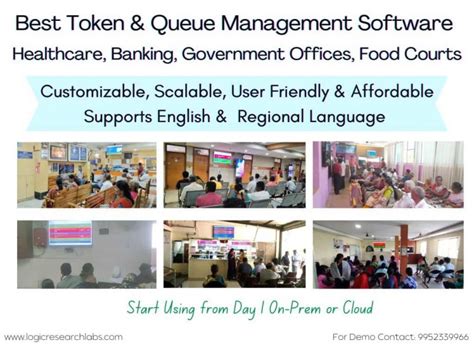 best token and queue management software solutions for various sectors logic research labs