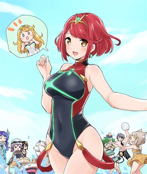 Pyra Mythra Nia Pyra Morag Ladair And 15 More Xenoblade