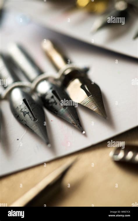 Vintage Pen Nib Hi Res Stock Photography And Images Alamy