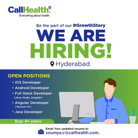 Callhealth On Linkedin Hiring Experience Angulardeveloper Iosdeveloper Angularstackdeveloper