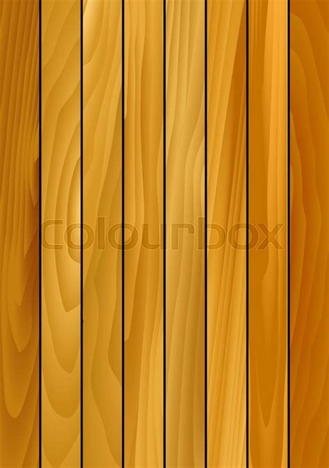 Oak Wooden Background With Natural Stock Vector Colourbox