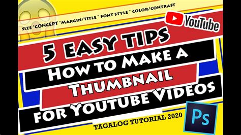 How To Make A Thumbnail For Youtube Videos Photoshop Tutorials Easy Steps YouTube