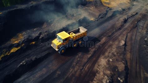 Open Pit Mine Industry Big Yellow Mining Truck For Coal Neural Network