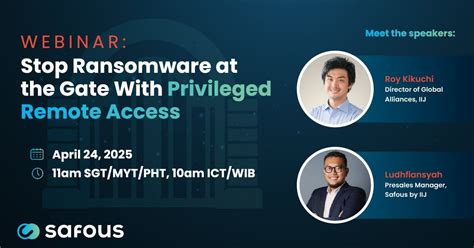 Cybersecurity Rpam Otsecurity Secureaccess Privilegedaccess Safous Safous