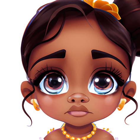 Cute Adorable Jamaican Dominican Disney Princess Jasmine Graphic Creative Fabrica