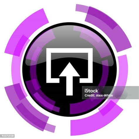 핑크 바이올렛 현대적인 디자인 벡터 웹 및 스마트폰 아이콘을 입력 합니다 흰색 배경에 고립 된 Eps 10 라운드 단추 0명에 대한 스톡 벡터 아트 및 기타 이미지 Istock