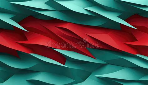Abstract Paper Art Pattern In Green And White With Sharp Angular Design Abstract Paper Art Pattern In Green And White With Sharp Angular Design