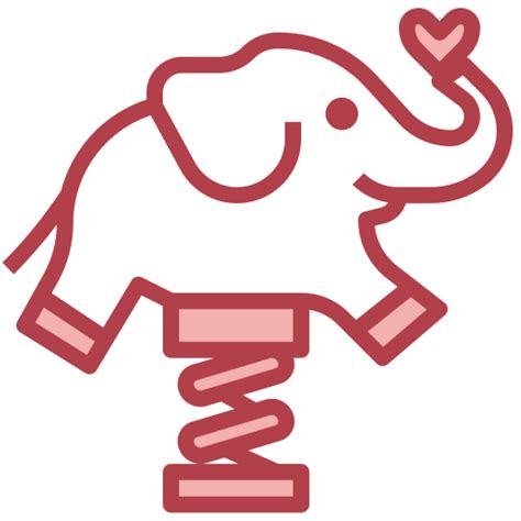 Elephant Surang Red Icon