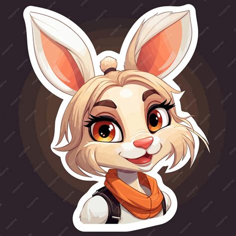 Premium Vector Lolabunnycartoonillustrationstickersvectoricon