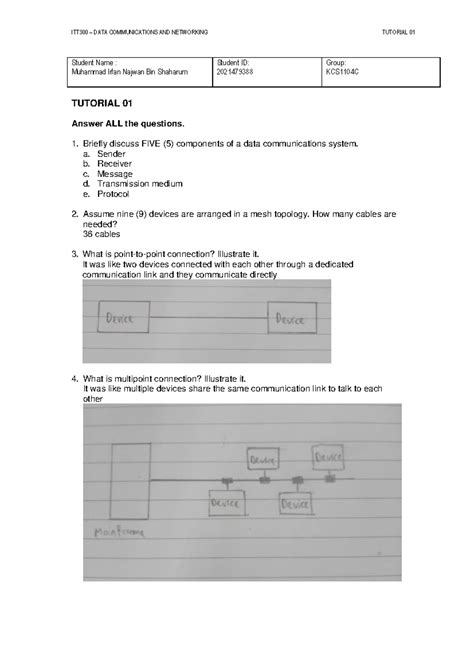 ITT300 Tutorial 01 Complete Babe Name Muhammad Irfan Najwan Bin Shaharum Babe ID