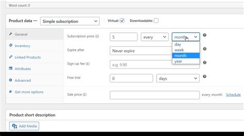 how to add woocommerce subscription products with video learnwoo