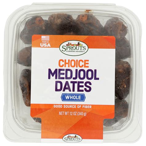 Sprouts Choice Medjool Dates Whole 12 Oz Delivery Or Pickup Near Me