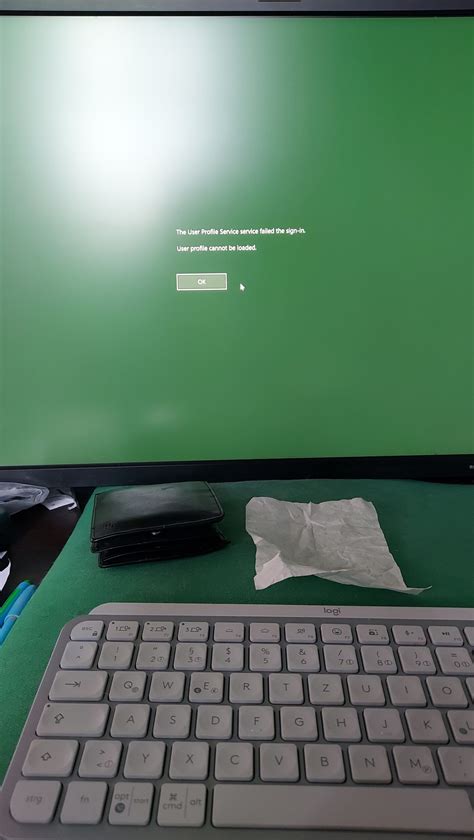 Topic User Profile Service Service Failed The Sign In User Profile
