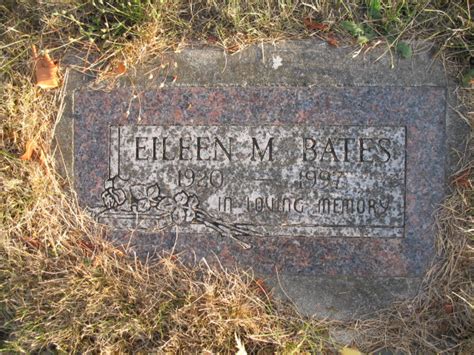 Eileen May White Bates 1920 1997 Mémorial Find A Grave