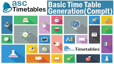 Basic Time Table Generation Asc Timetables 2019 Automatic Timetable