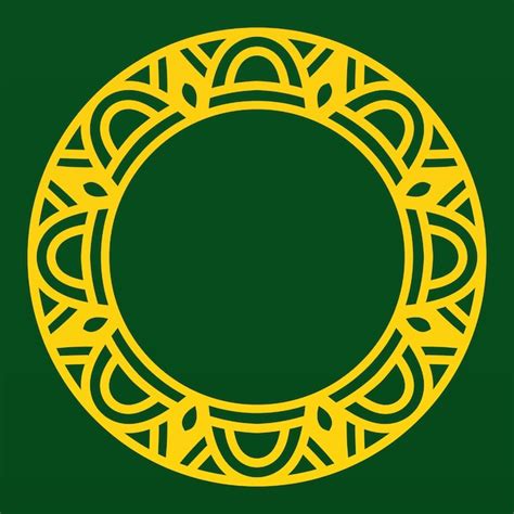 라운드 프레임 프리미엄 벡터