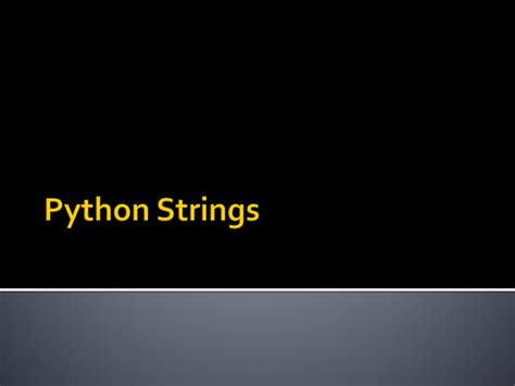 String Manipulation In Python Pptx