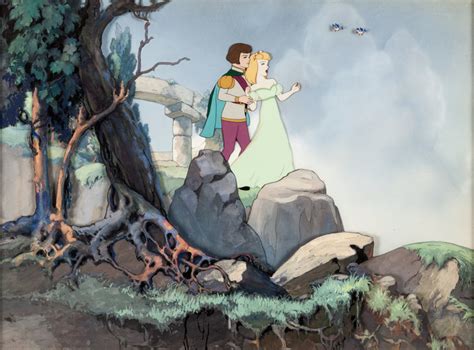 Gullivers Travels Princess Glory And Prince David Production Cel Lot