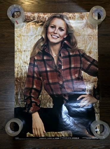 1977 Cheryl Ladd Original Poster 12 91 Charlies Angel Plaid Promo