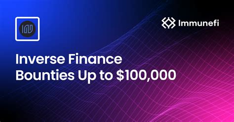 Inverse Finance Bug Bounties Immunefi