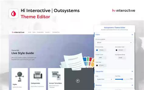 Outsystems Theme Editorin Chrome With By