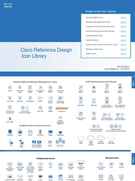 Cisco Reference Design Icon Library Pdf Network Switch Cisco Systems