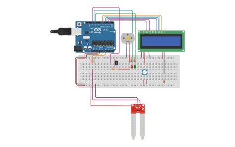 Circuit Design Humidity Sensorr Tinkercad