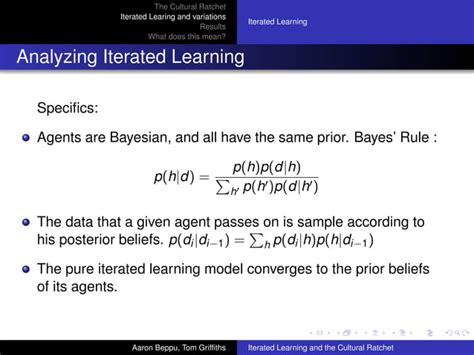 iterated learning and the cultural ratchet ppt
