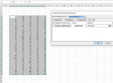 Excel Strike Only First One Max Cell Value On Row Stack Overflow
