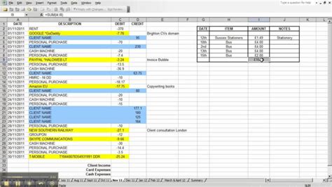 How To Set Up Excel Spreadsheet For Expenses Db Excel