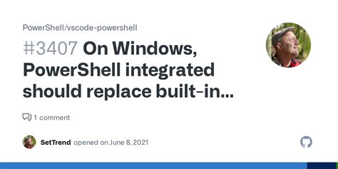 On Windows Powershell Integrated Should Replace Built In Terminal