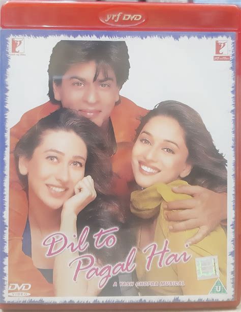 Dil To Pagal Hai Shahrukh Khan Karishma Kapoor Bollywood Hindi