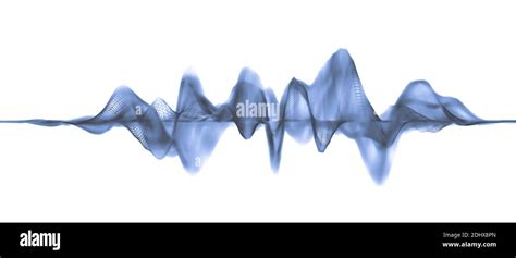 Modern Abstract Wireframe Grid Structure Virtual Background Audio Soundwaves Science Or Data