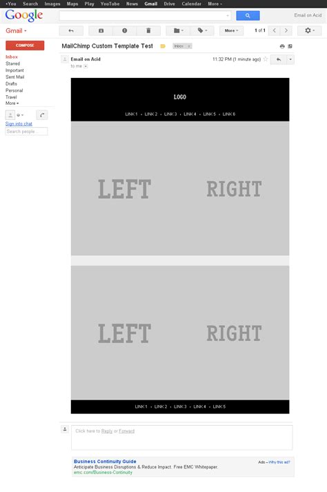 Css Is It Possible To Use Displayblock On Td In Html Email To