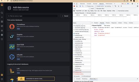 Can T Add Any New Data Source By Clicking On The Data Source Card Issue Grafana