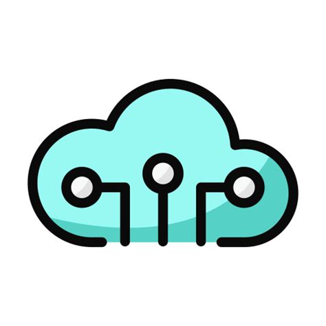 Cloud Computing Generic Color Lineal Color Icon