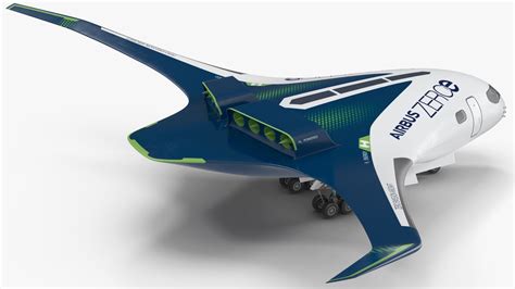 Airbus Zeroe Blended Wing Body 3d Model 129 Gltf Obj Ma Max Upk