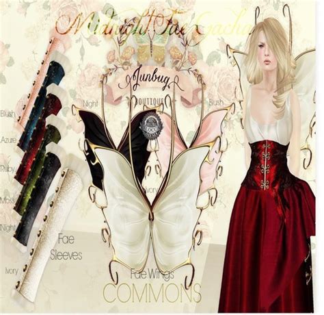 Second Life Marketplace {junbug} Fae Sleeves [blush] Xxs