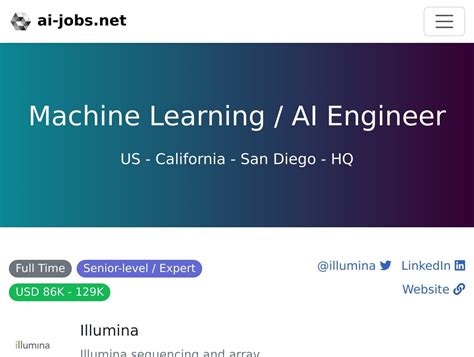 [hiring] machine learning ai engineer in us california san diego hq r ai ml jobs