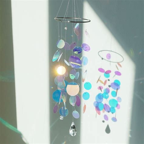 홀로그램 썬캐쳐 모빌 만들기 Diy 크리스탈 스팽글 선캐쳐 재료 썬캐처 취미 만들기 키트 감도 깊은 취향 셀렉트샵 29cm