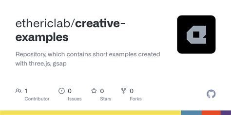 Github Ethericlabcreative Examples Repository Which Contains Short