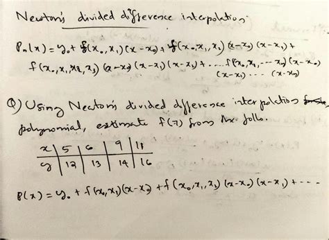 Solution Newton S Divided Difference Interpolation And Forward And Backward Interpolation